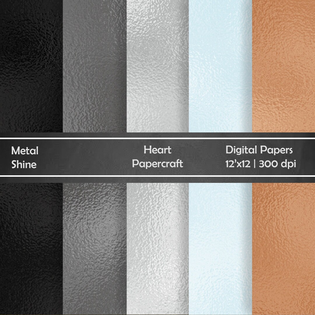 Metal Shine Digital Paper 300dpi, Digital Paper, Canva, Metal ...