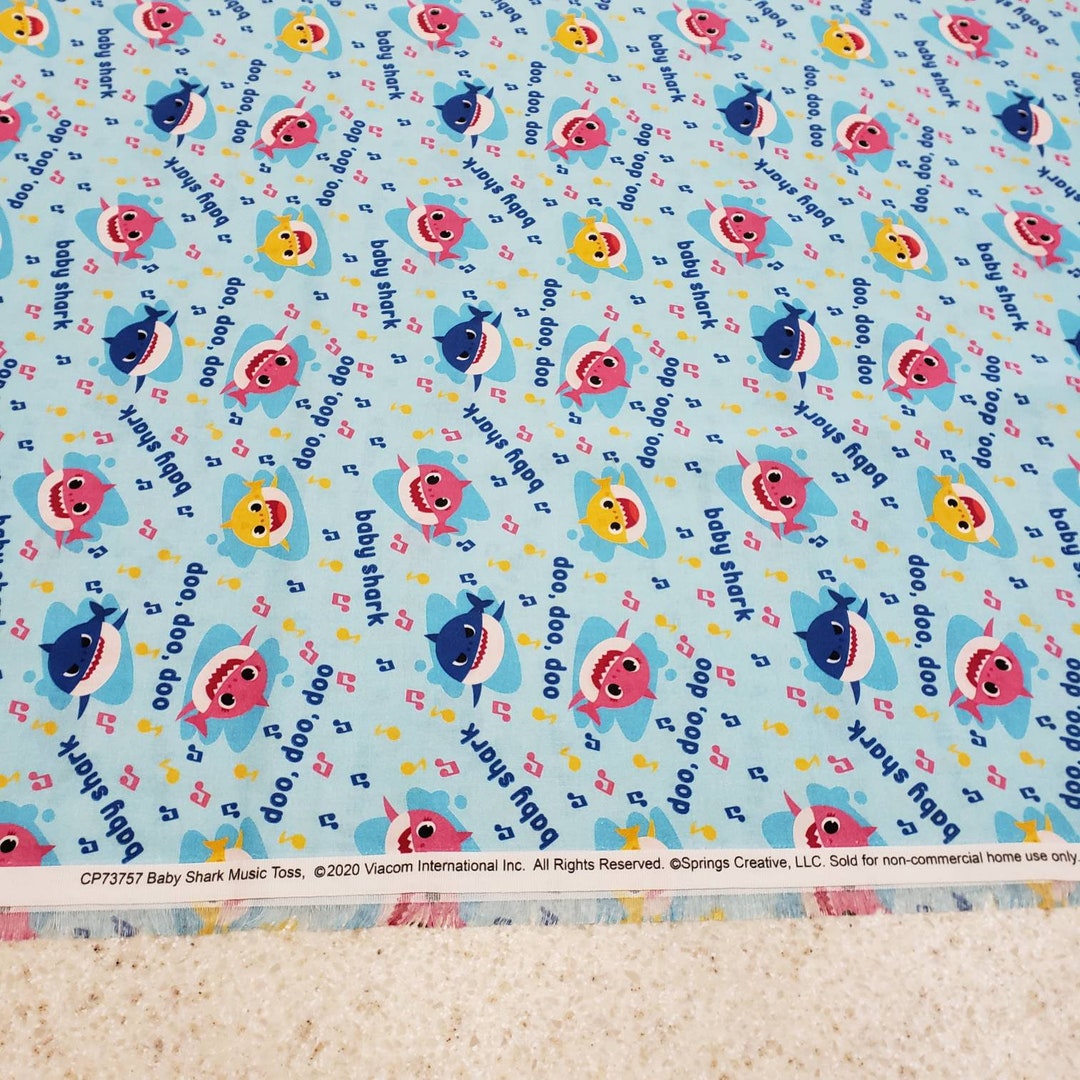 Baby Shark Fabric CP73757 Baby Shark Music Toss Springs - Etsy