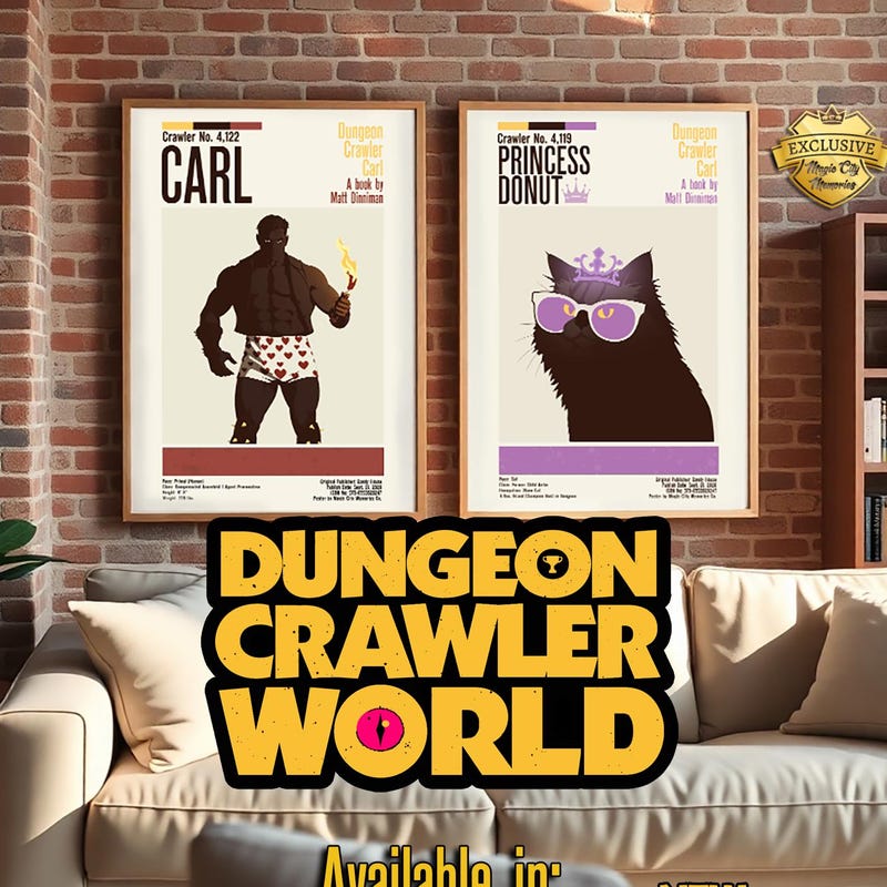 Dungeon Crawler Carl Art - Etsy