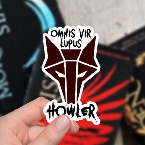 Red Rising Howler Decal - Etsy