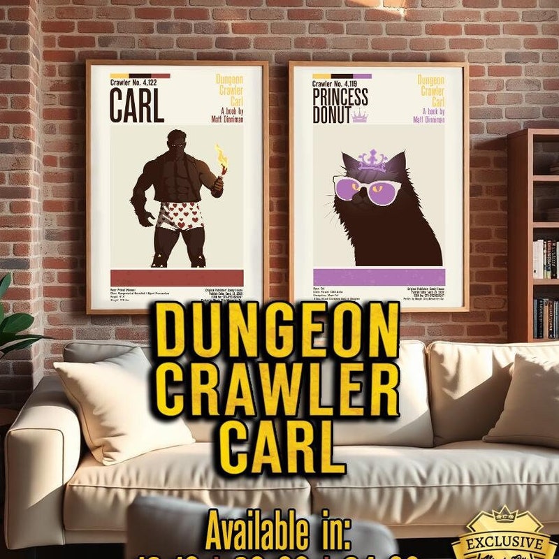 Dungeon Crawler Carl Merch - Etsy