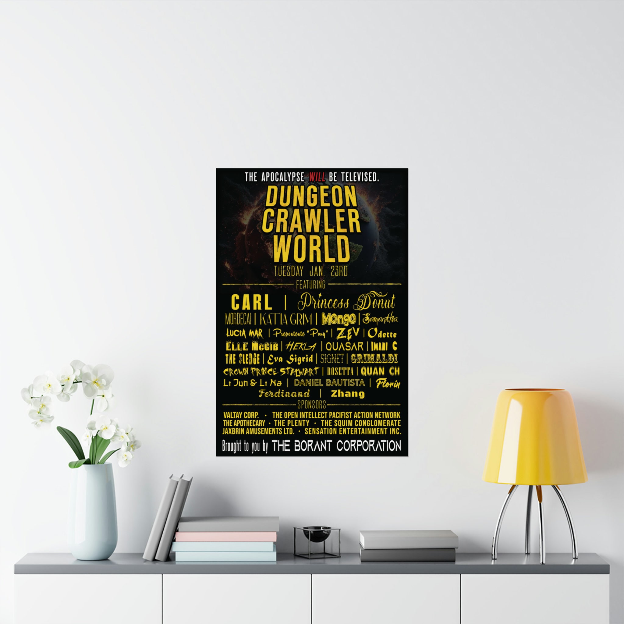Dungeon Crawler World Poster Dungeon Crawler Carl - Etsy