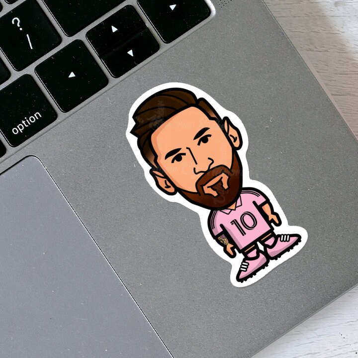 Messi Miami Soccer Sticker - Etsy