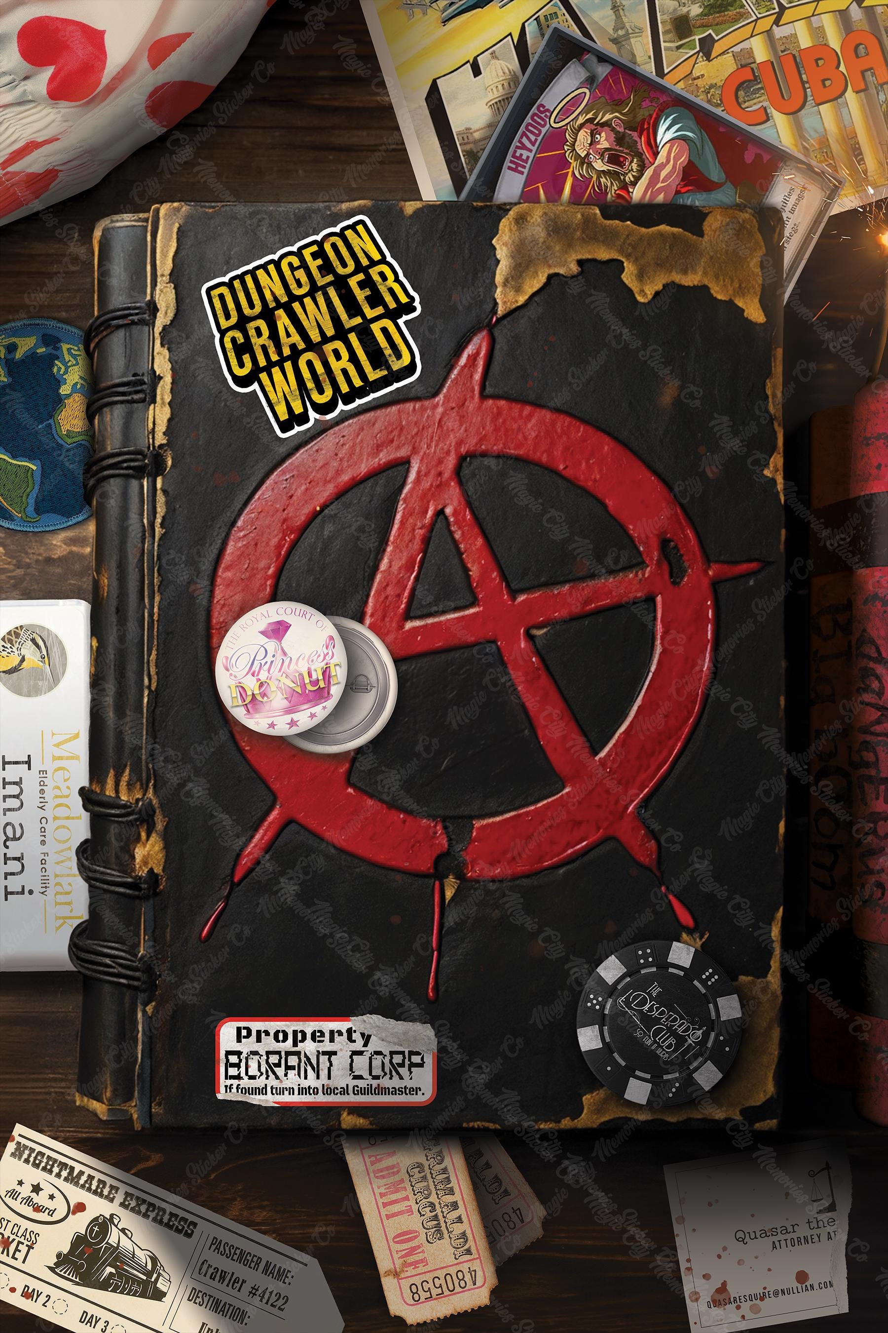 The Dungeon Anarchist's Cookbook Poster | Dungeon Crawler Carl | MCM ...