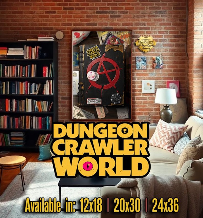 The Dungeon Anarchist's Cookbook Poster | Dungeon Crawler Carl | MCM ...