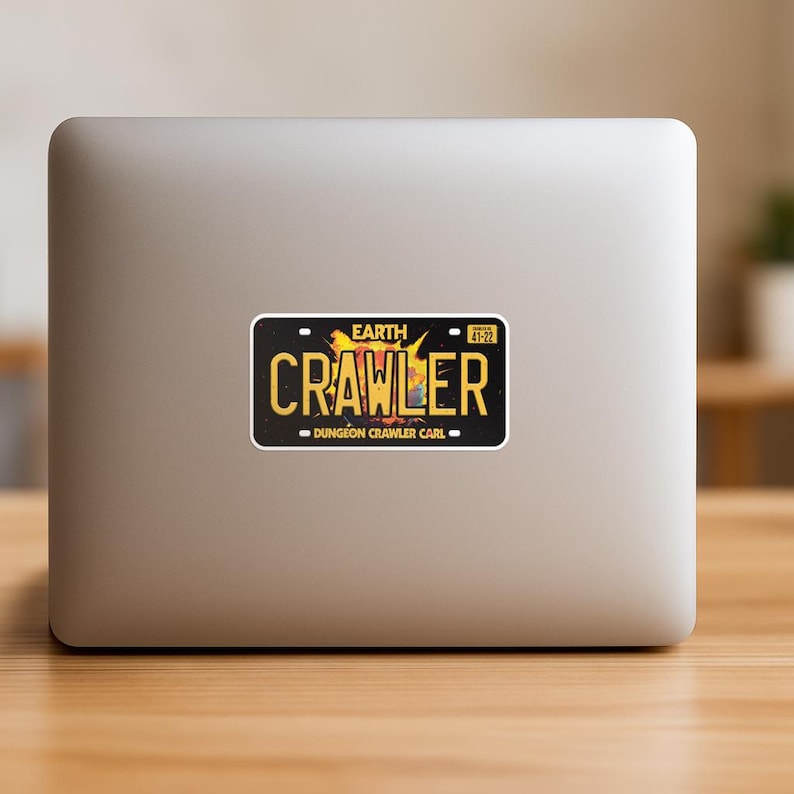 Dungeon Crawler Carl License Plate Sticker | Litrpg Fandom - Etsy