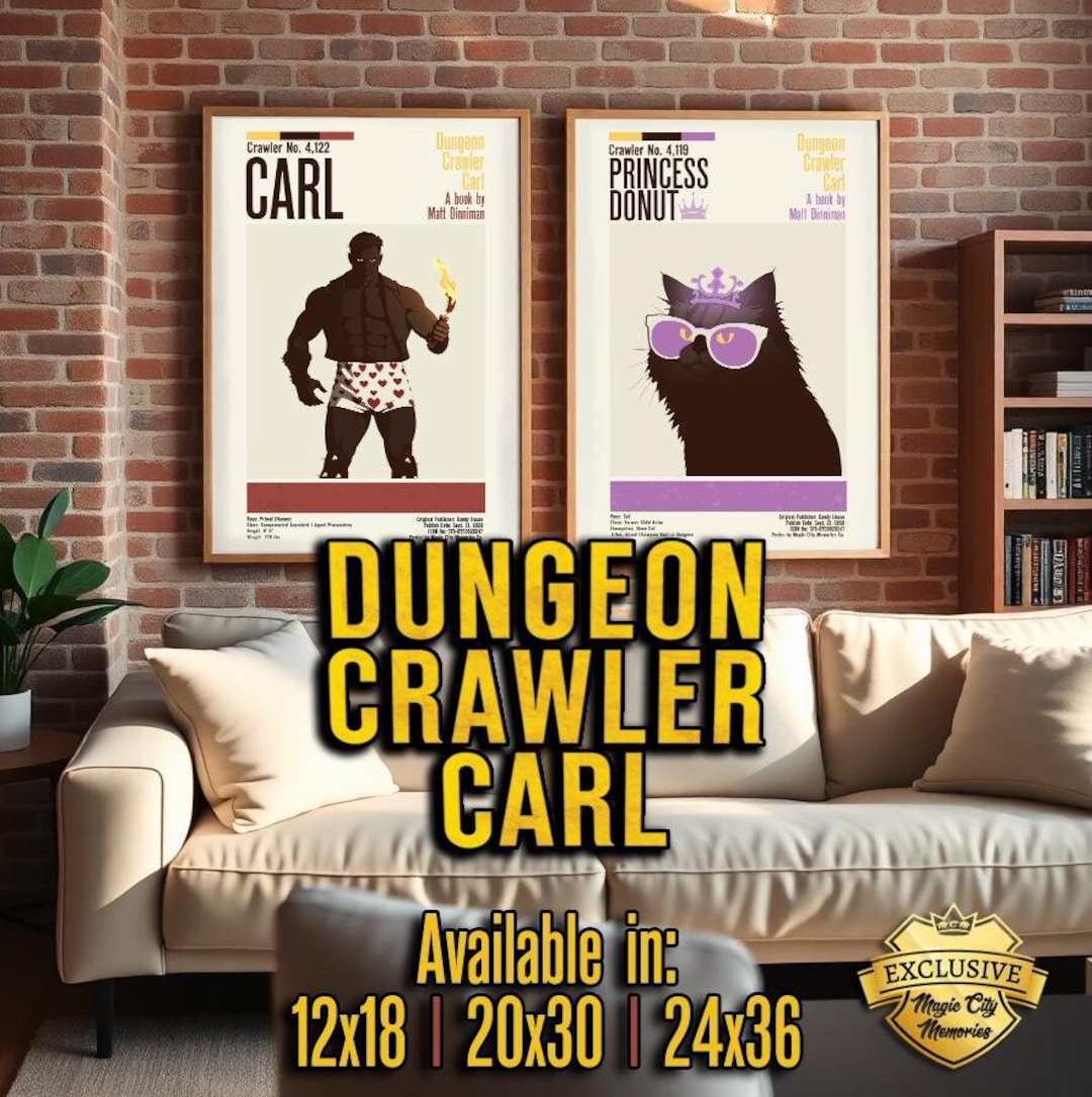 Dungeon Crawler Carl Profile Poster | Dungeon Crawler Carl | MCM ...