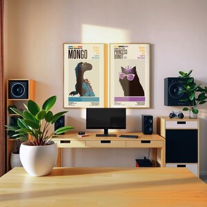 Dungeon Crawler Carl Poster | Mongo and Katia Profile Art - Etsy