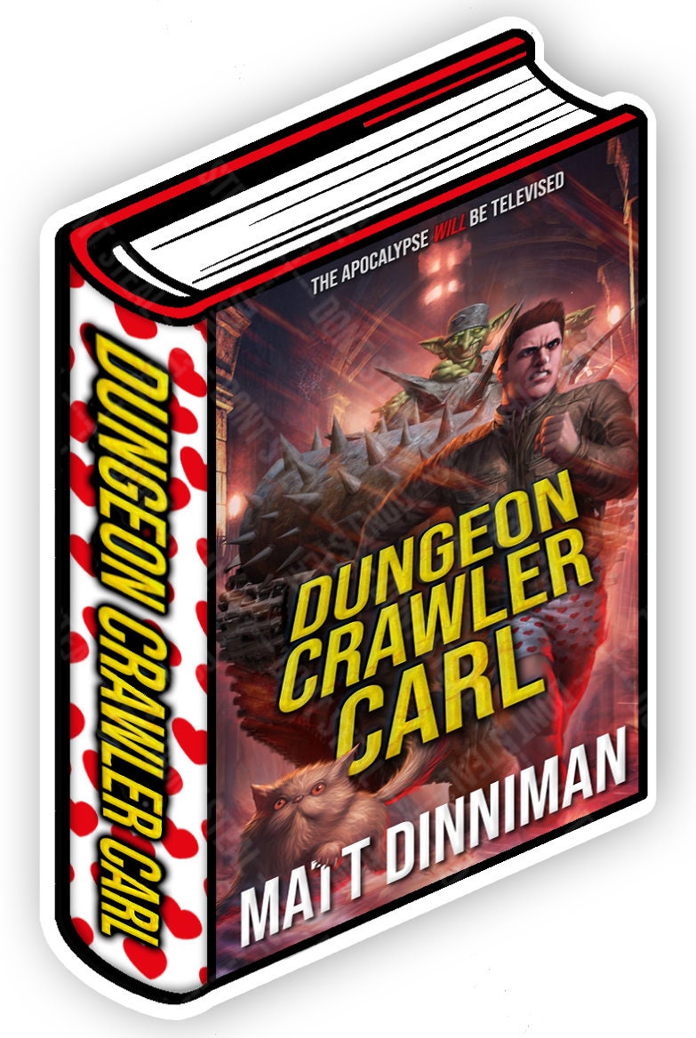 Dungeon Crawler Carl Mini Book Sticker Collection MCM Exclusive - Etsy