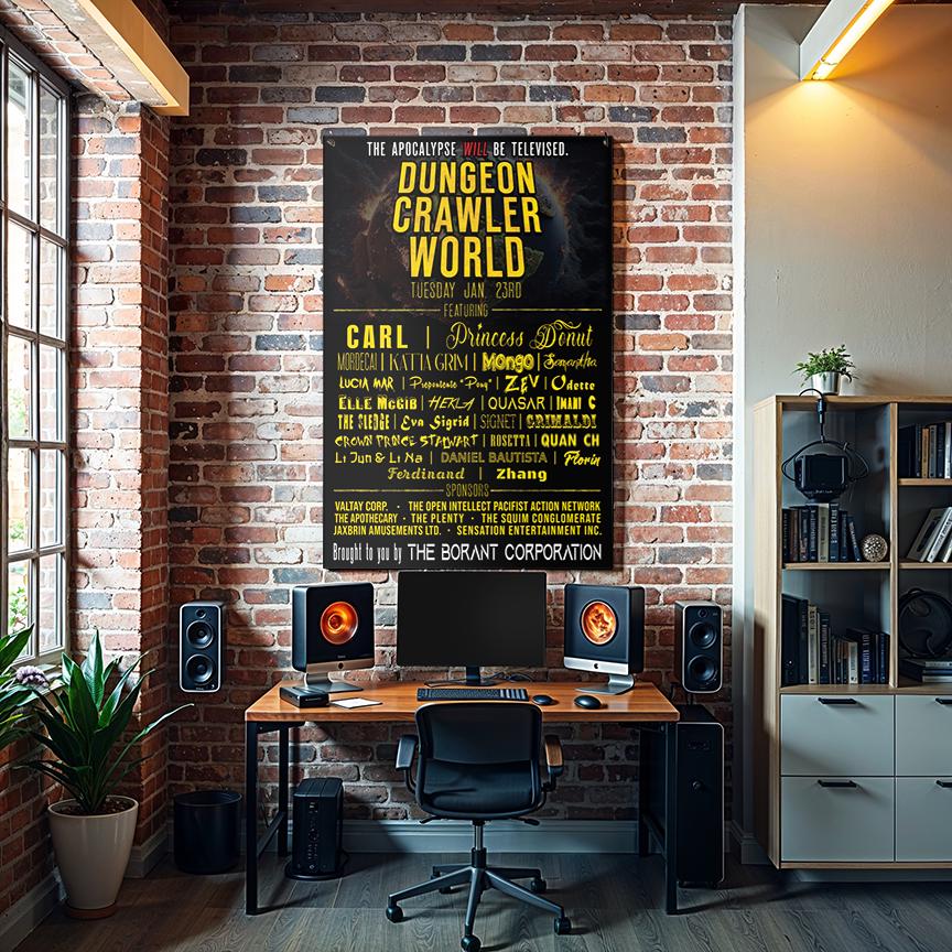 Dungeon Crawler World Poster | Dungeon Crawler Carl - Etsy