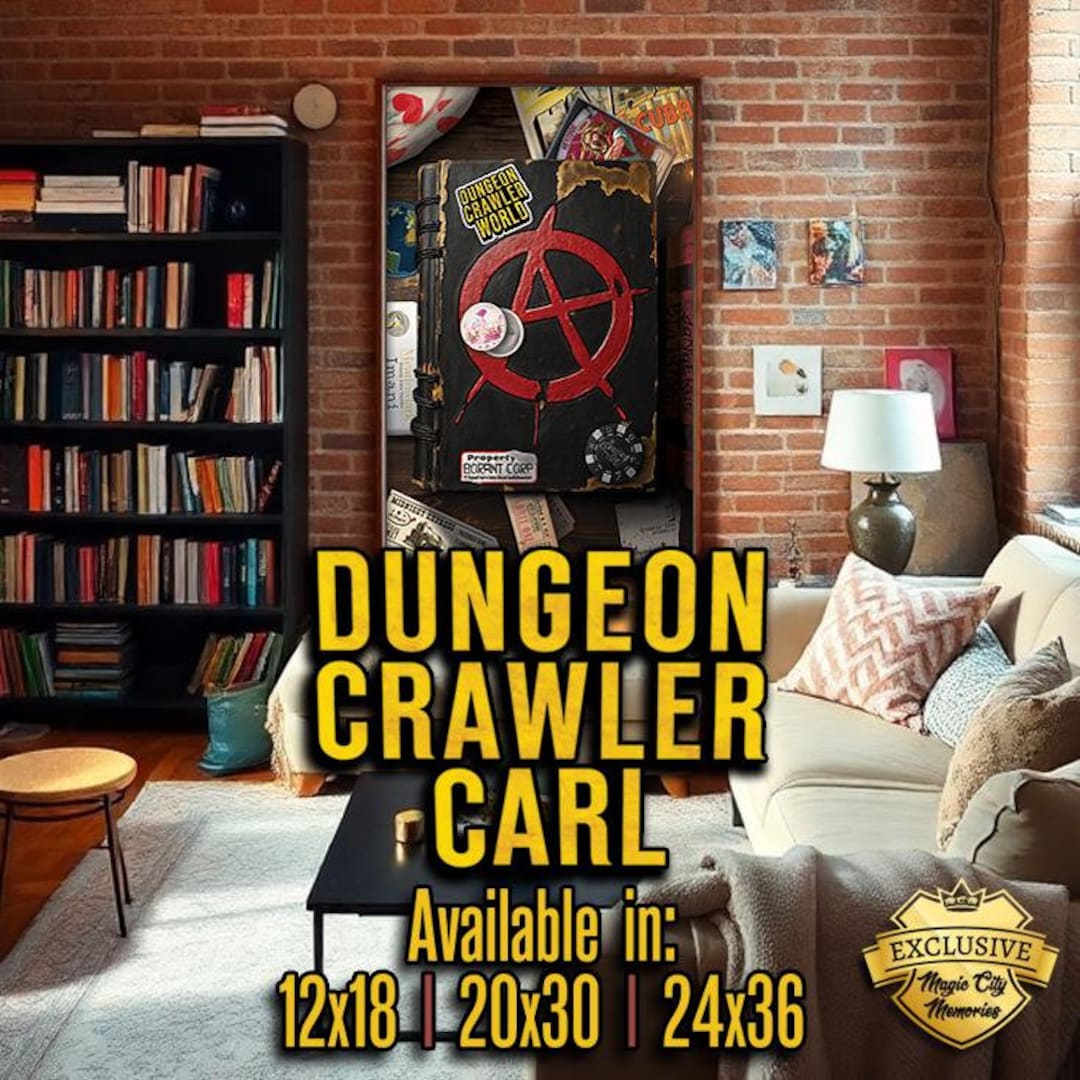 The Dungeon Anarchist's Cookbook Poster | Dungeon Crawler Carl | MCM EXCLUSIVE - Etsy