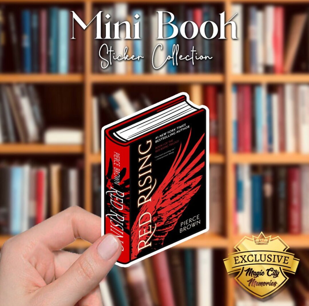 Red Rising Cover | Mini Book Sticker Collection | MCM Exclusive - Etsy