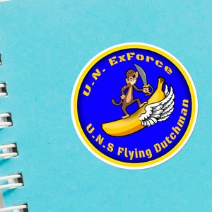 Filthy Monkeys Expeditionary Force Flying Dutchman Sticker - Etsy