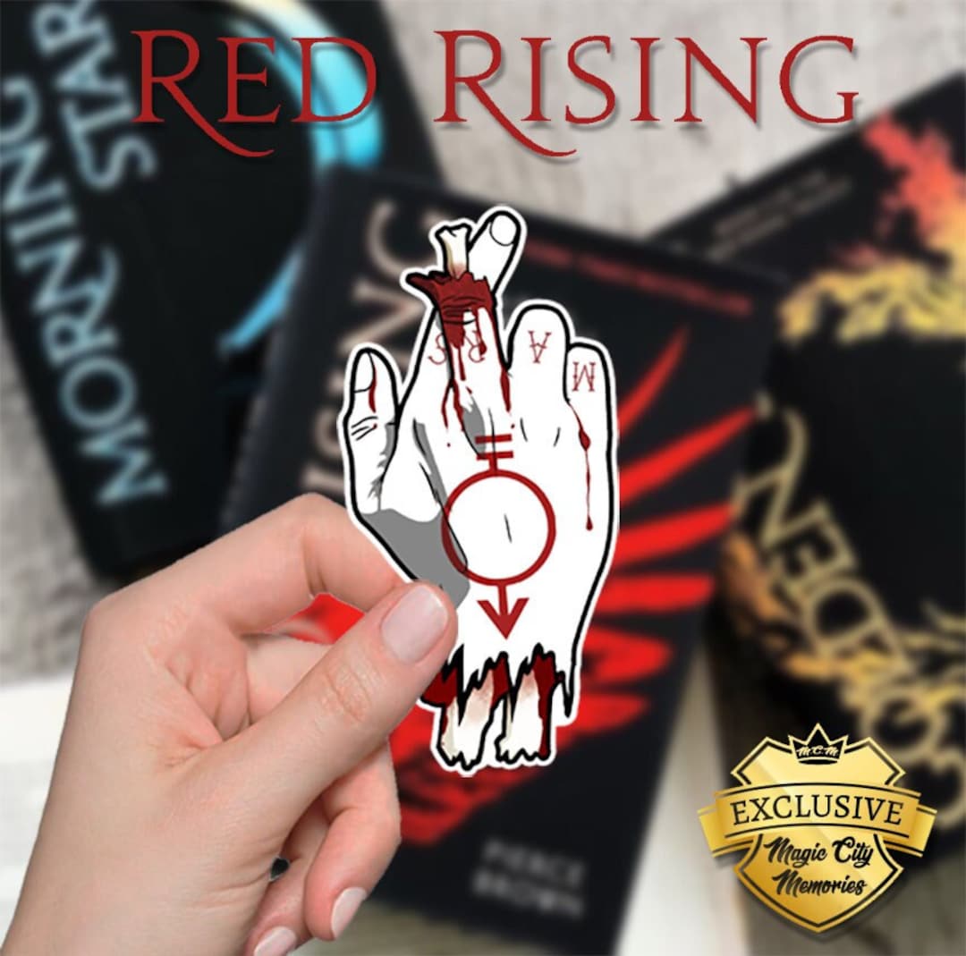 Red Rising Sticker the Crux Mars - Etsy