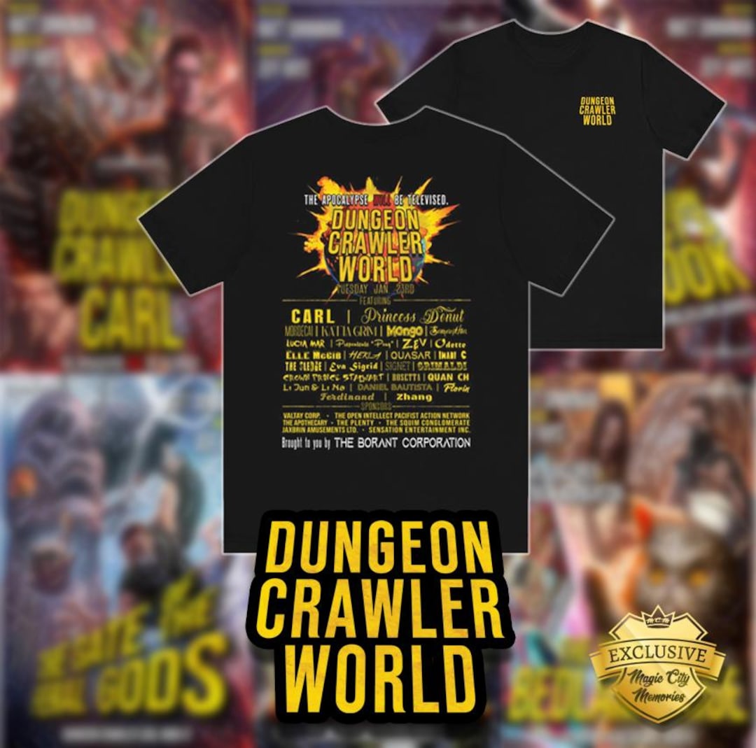 Dungeon Crawler World Tour T-shirt | Dungeon Crawler Carl | MCM ...