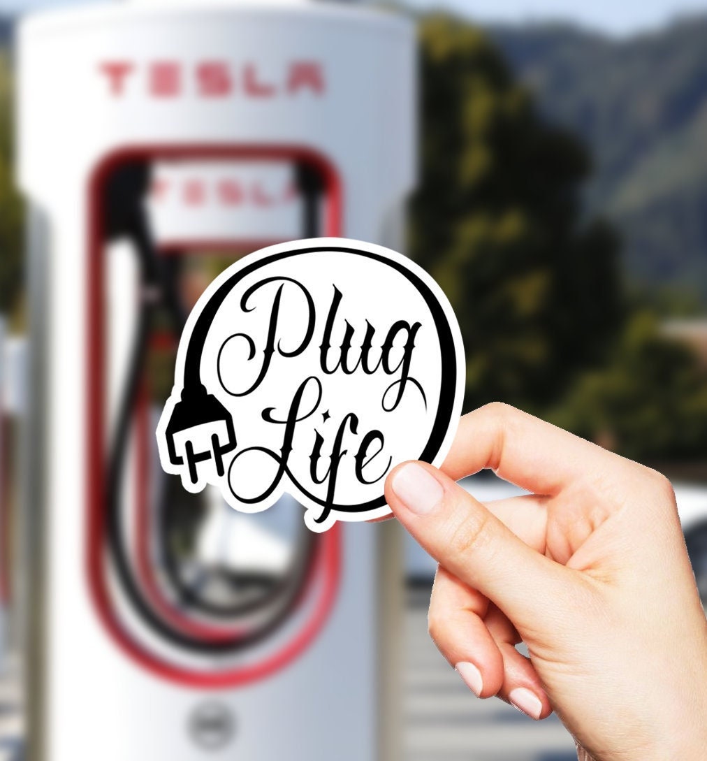 Plug Life EV Sticker - Etsy