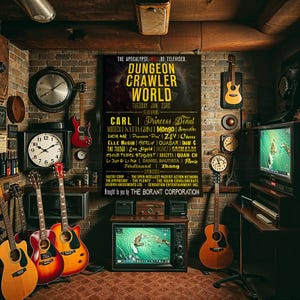 Dungeon Crawler World Poster | Dungeon Crawler Carl - Etsy