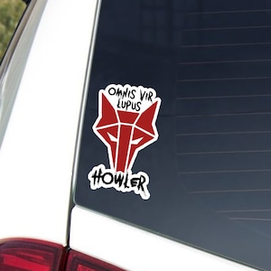 Red Rising Sticker Howler Omnis Vir Lupus - Etsy