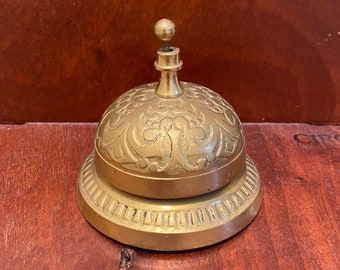 Brass Desk Bell - Etsy