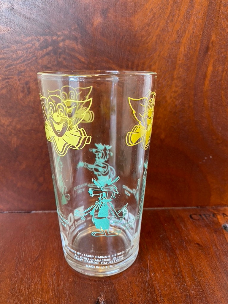 1965 Vintage Bozo The Clown Glass FREE SHIPPING | Etsy