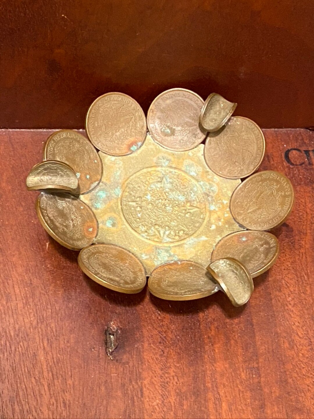 Vintage Mayan Calendar 1971 Coins Ashtray, FREE SHIPPING!! - Etsy