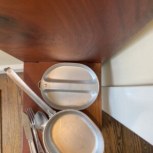 Vintage 1966 U.S. Military Authentic Steel Mess Kit, Vietnam War Era ...