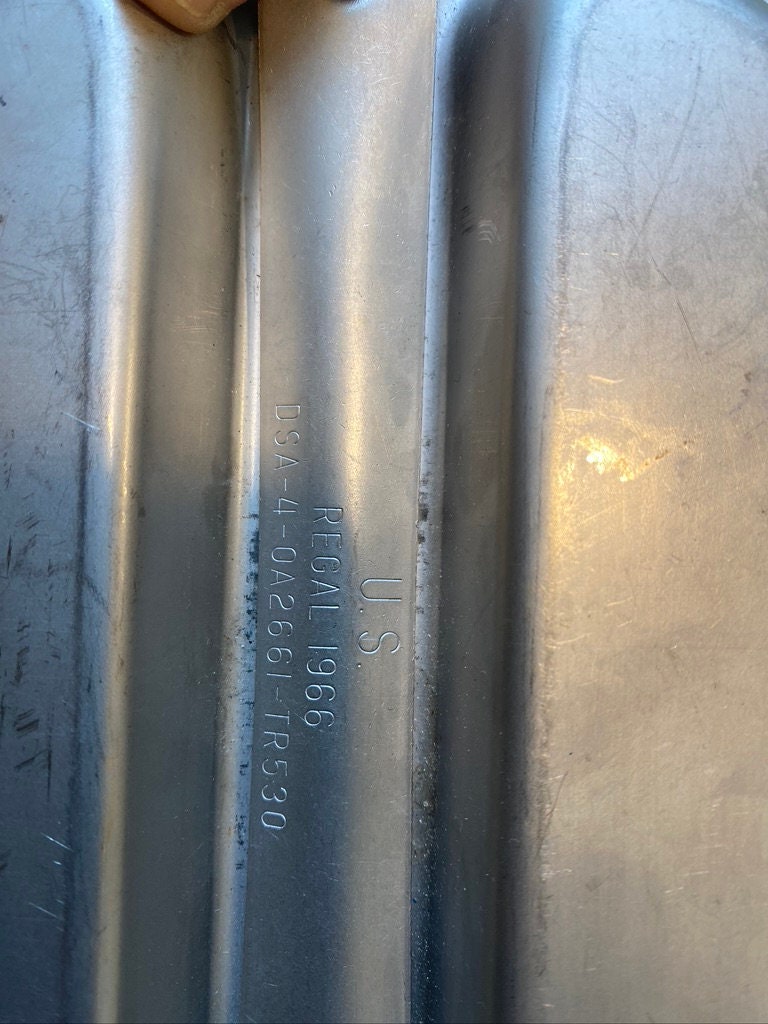 Vintage 1966 U.S. Military Authentic Steel Mess Kit, Vietnam War Era ...