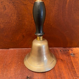 Antique Brass School Bell, 1800s, FREE SHIPPING - Etsy