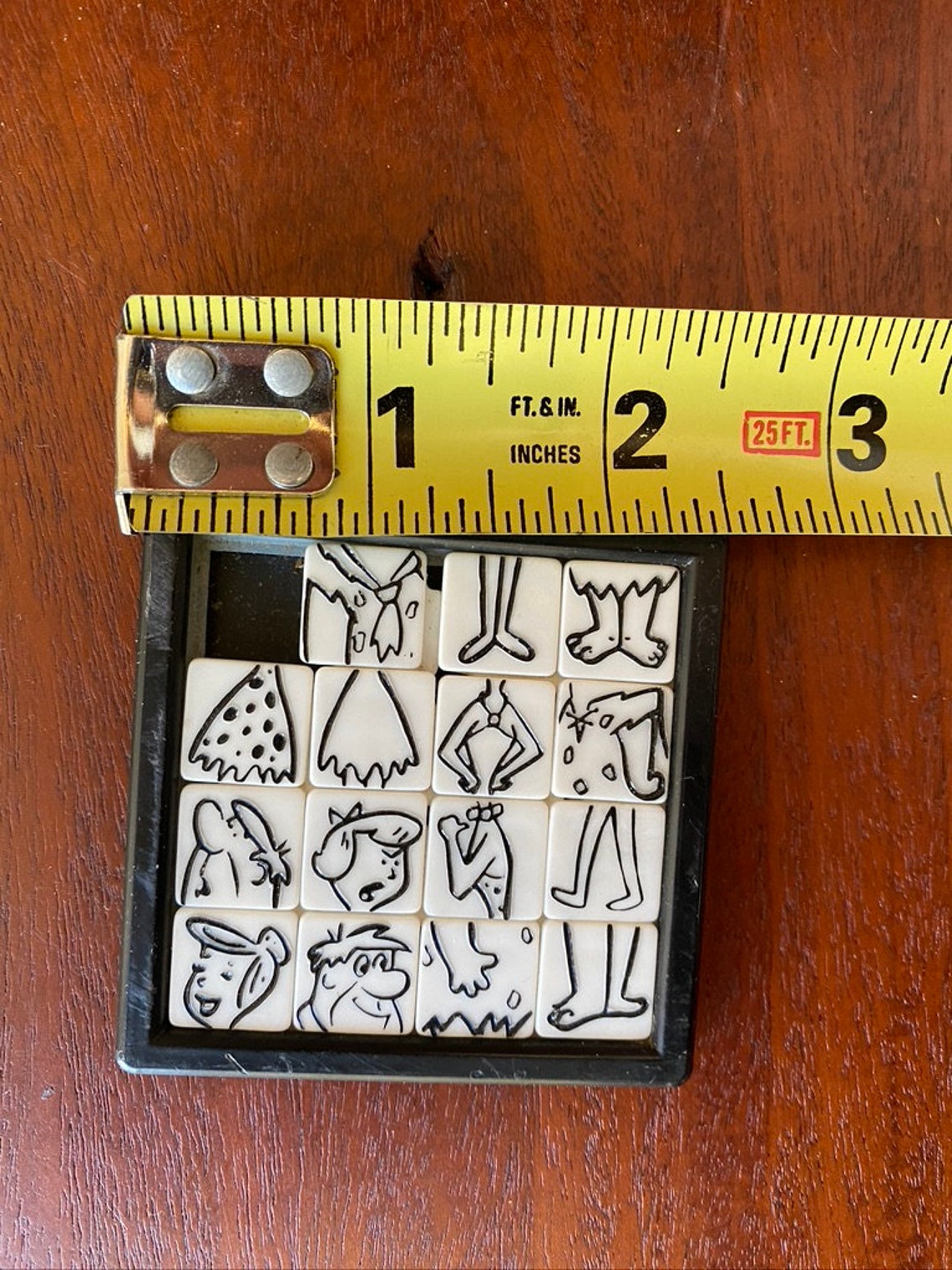 Rare Vintage the Flintstones Roalex Tile Slide Puzzle Game - Etsy