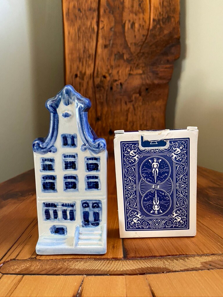 Delft Blue Hand-painted Home Bank Amsterdam FREE SHIPPING | Etsy