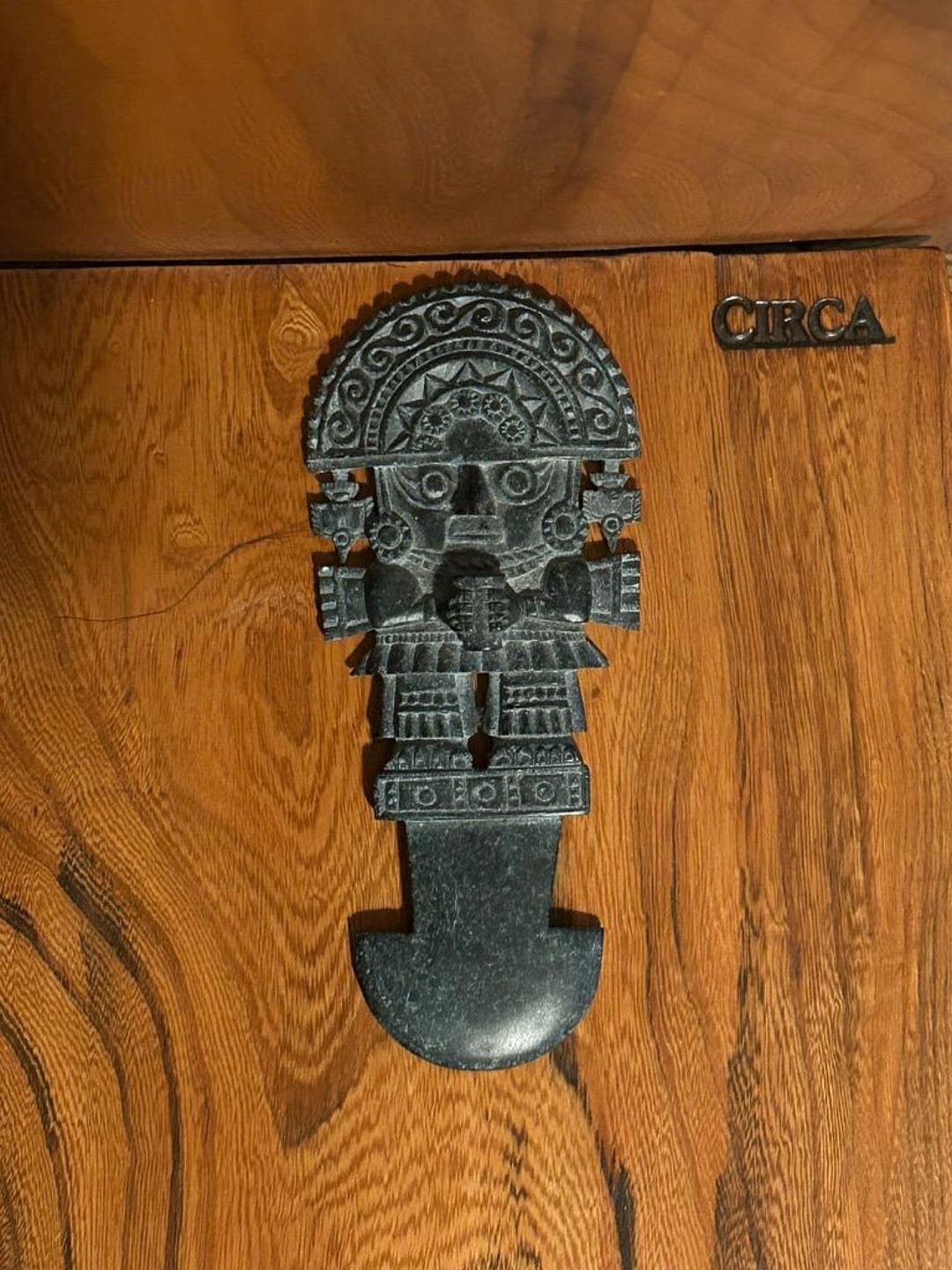 Vintage Inca Warrior Stone Carving, Authentic Peruvian Handcrafted ...