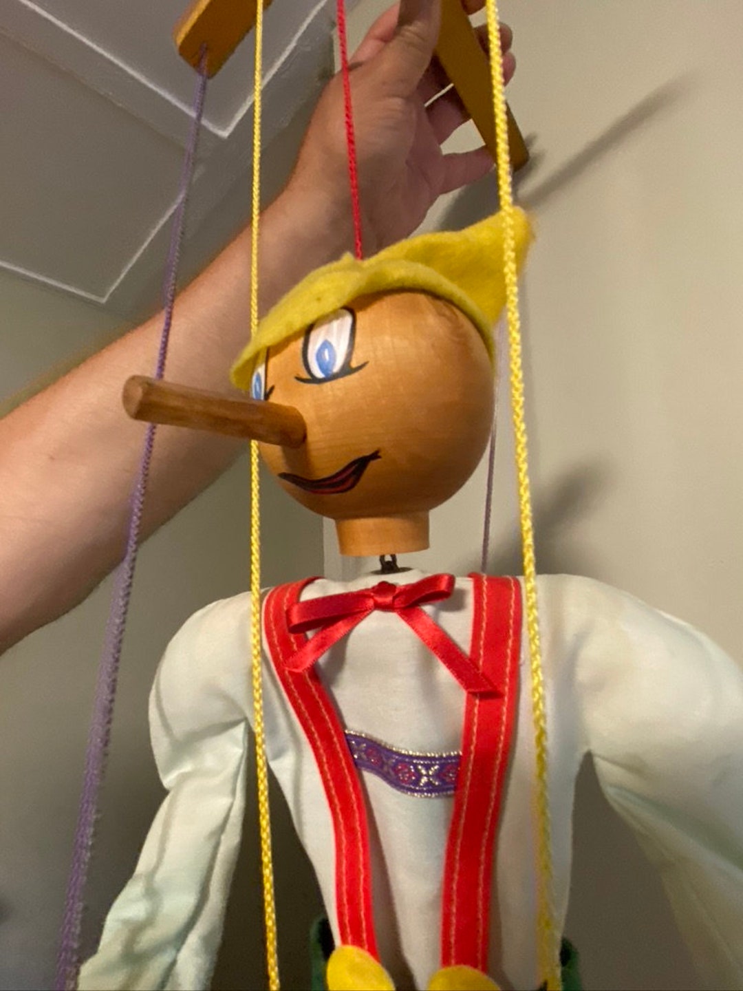 Vintage Pinocchio Puppet, FREE SHIPPING!! - Etsy