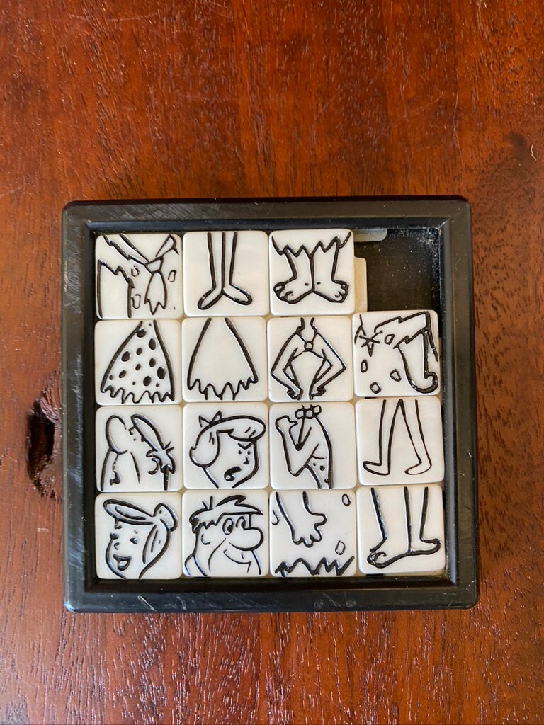 Rare Vintage the Flintstones Roalex Tile Slide Puzzle Game, FREE ...