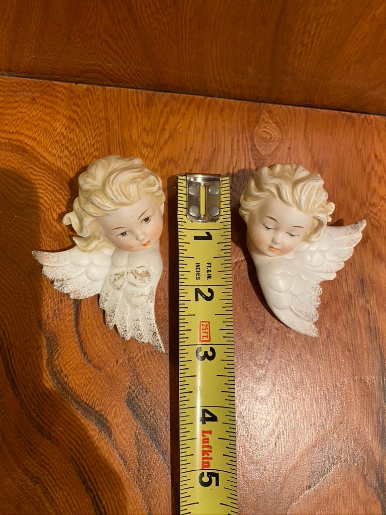 Mid-century Lefton Pair of Cherubs Porcelain KW2342 FREE - Etsy