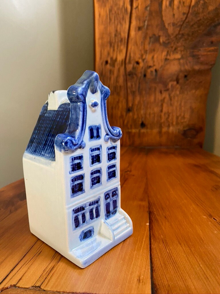 Delft Blue Hand-painted Home Bank Amsterdam FREE SHIPPING - Etsy