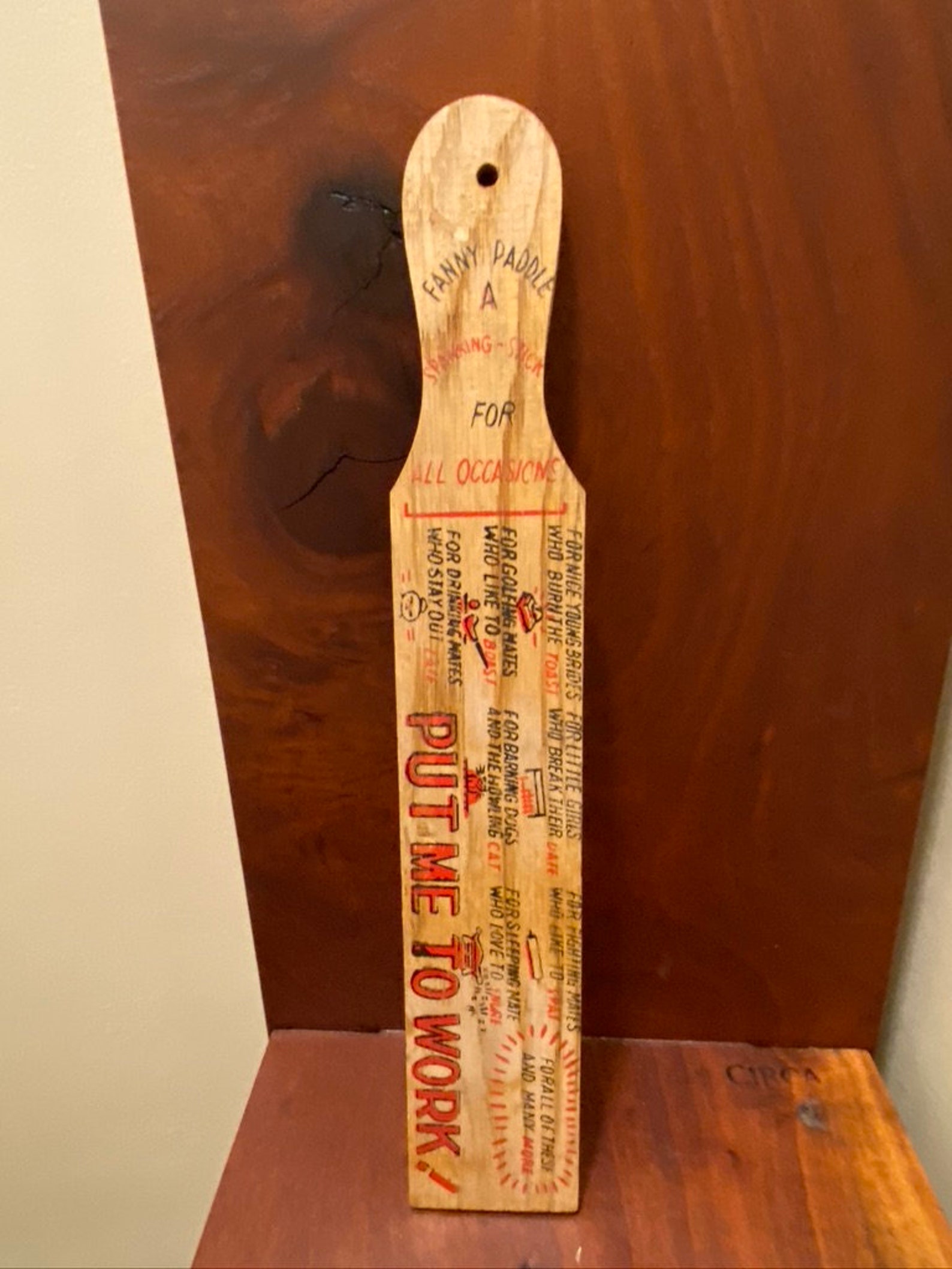 Mid-century Fanny Paddle Spanking Stick, FREE SHIPPING - Etsy