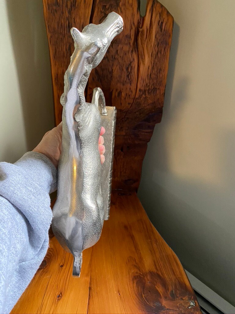 Vintage Hand-cast Aluminum Large Horse Statue FREE - Etsy