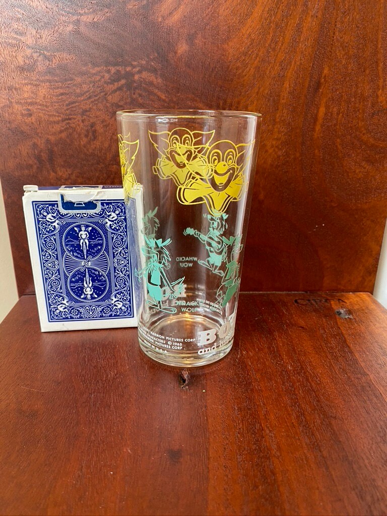 1965 Vintage Bozo The Clown Glass FREE SHIPPING | Etsy