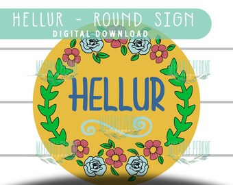 Hellur, Hellur Door Hanger, Hellur Door Sign, Hellur Madea Door Sign - Etsy