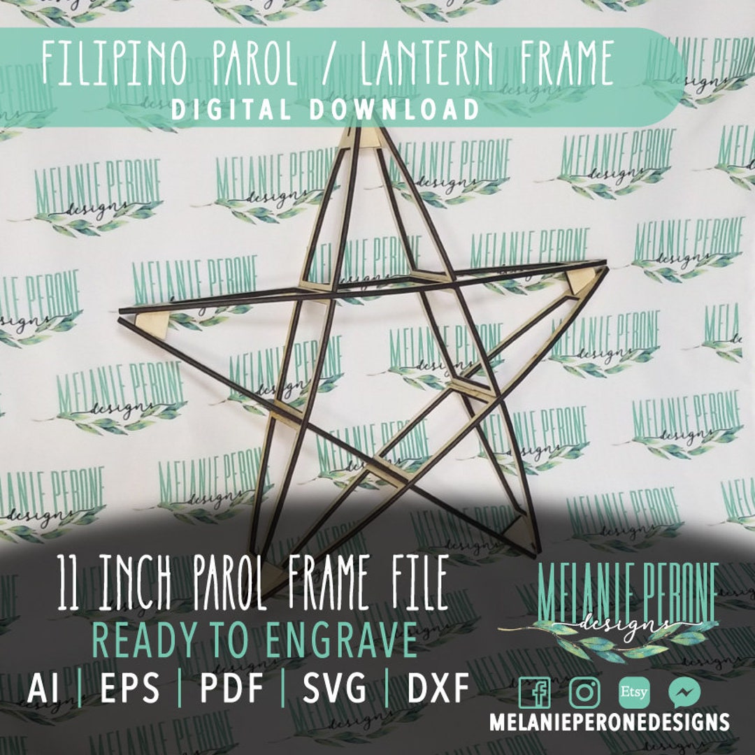 Filipino Parol / Lantern Frame Digital Download - Etsy