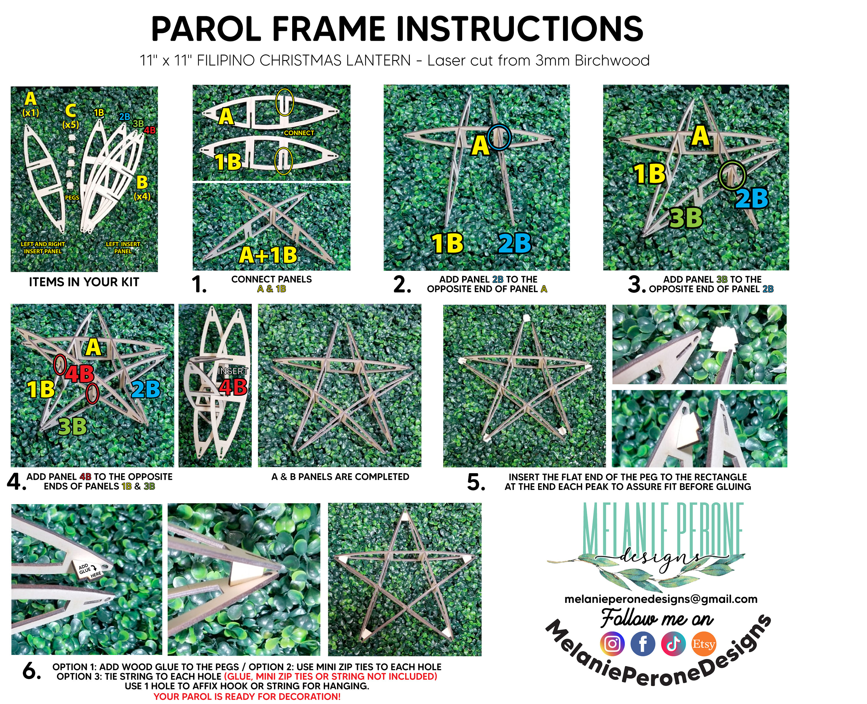 Filipino Parol 11, 20, 24 Inches Digital Download - Etsy