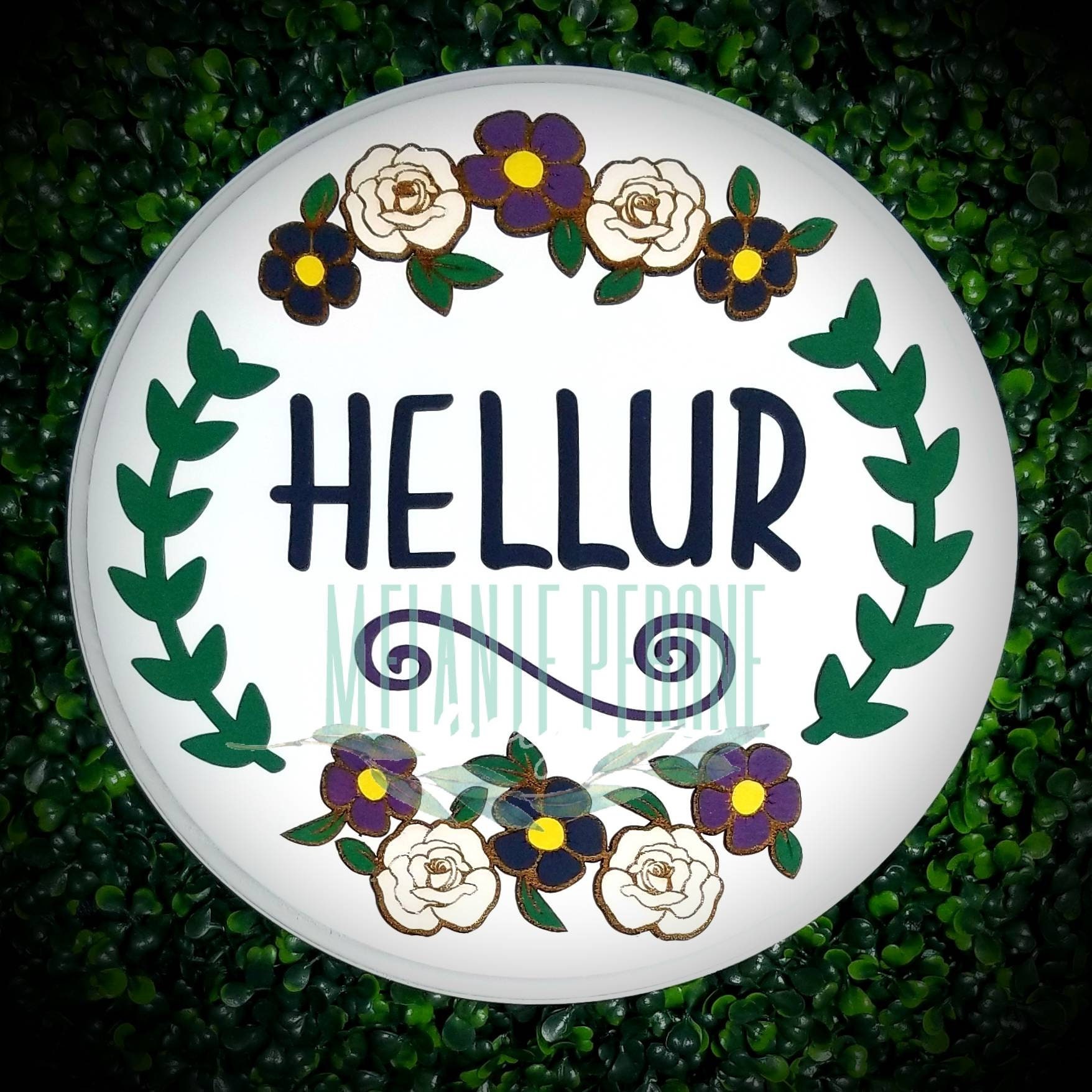 Hellur Door Hanger Sign - Digital Download - Etsy