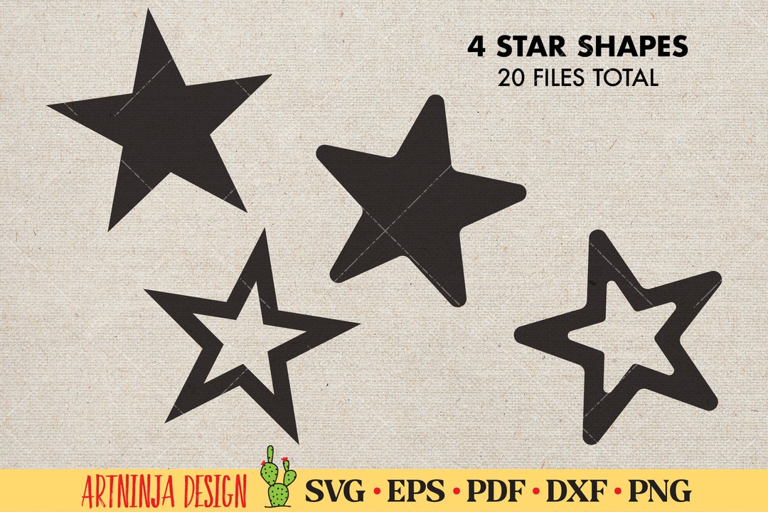 Star Bundle SVG Cut Files - Etsy