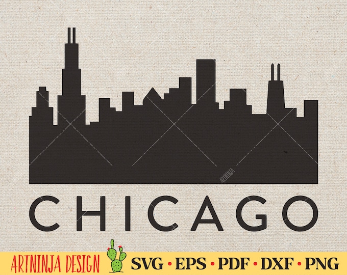 Chicago Svg, Chicago Flag Svg, Chicago Emblem Svg, Chicago Home SVG Cut ...