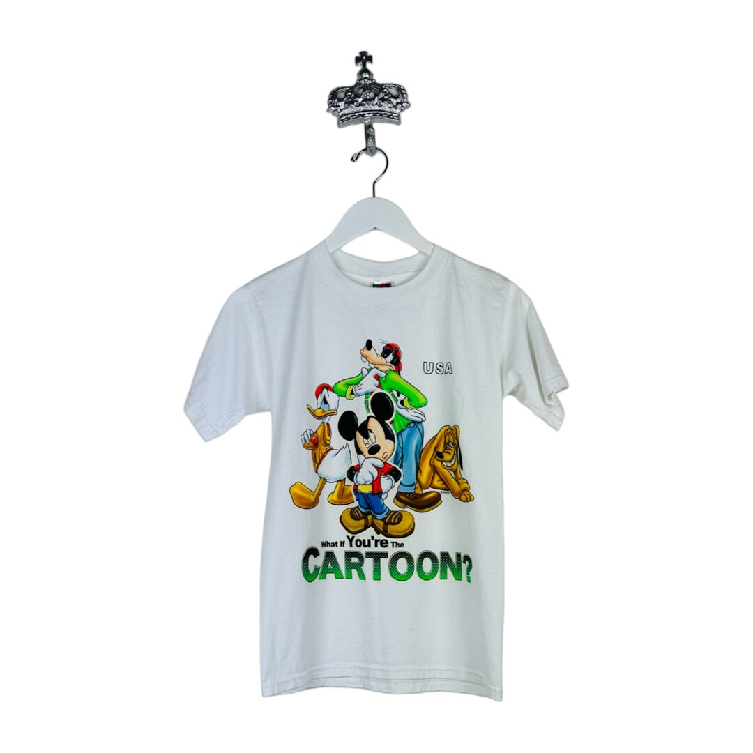 Mickey Mouse Cartoon T-shirt - Etsy