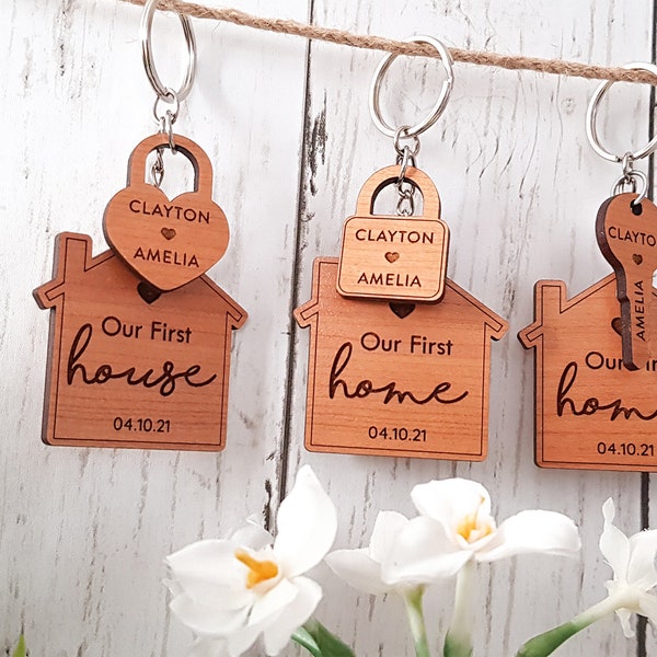 Home Keychain - Etsy