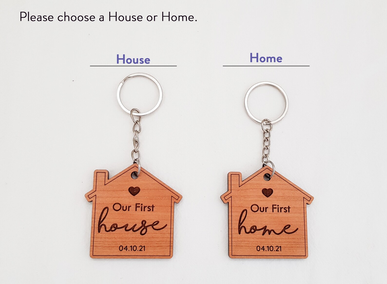 Personalized first home keychain First Home Personalized Key | Etsy