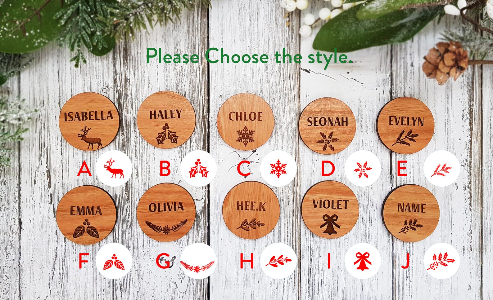 Personalized Wooden Magnets Memo Magnets Name Magnets | Etsy
