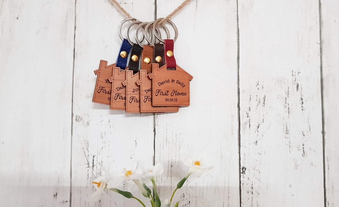 Personalized New Home Key Chain, Welcome Home Keychain, Our First Home ...