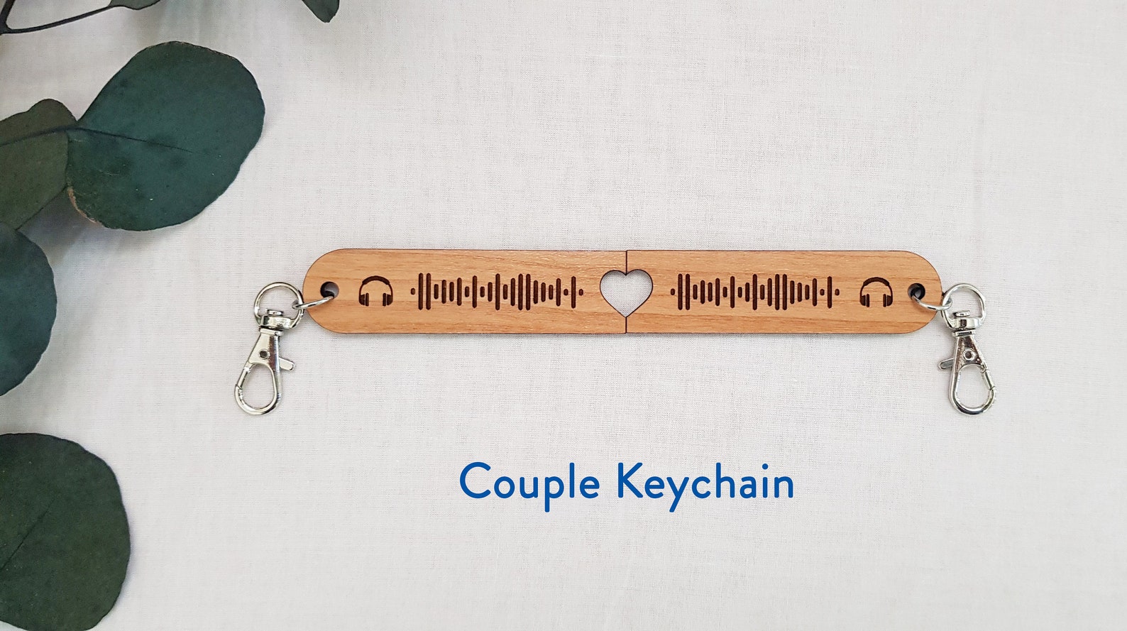 Custom Spotify Keychain Couple Keychain Spotify Code Scan - Etsy
